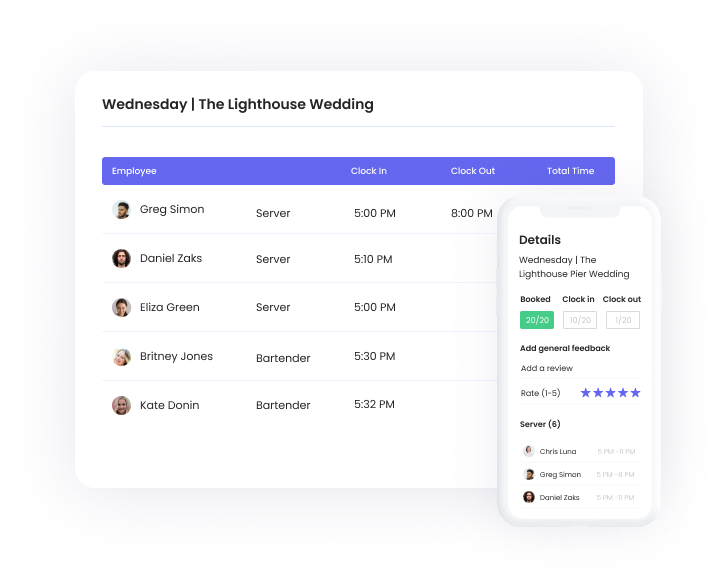 Track Multiple Breaks for Every Job | Time & Attendance | Ubeya